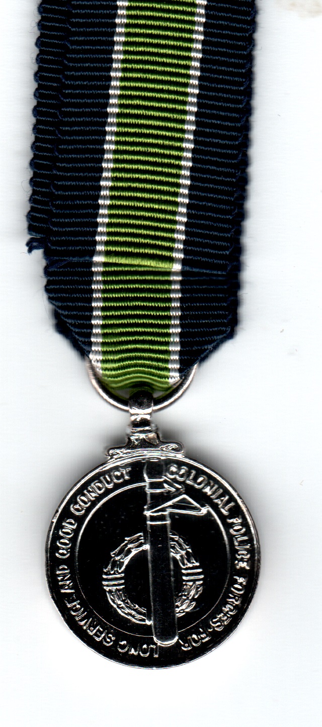 Colonial Police Long Service Medal 1934 Elizabeth II issue, Good ...
