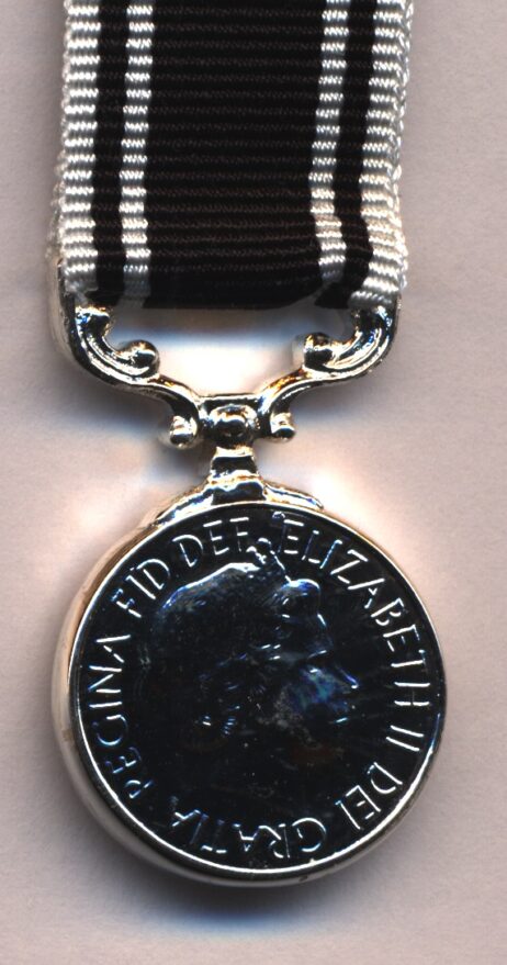 Prison Service Long Service and Good Conduct Medal, EIIR. (miniature ...