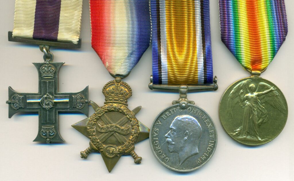 Military Cross G.V.R, 1914-15 Star ( 2. Lieut: D.J. Ward R. Berks.R ...