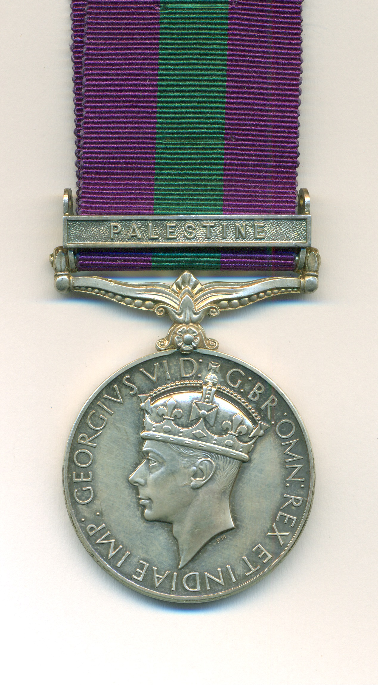 General Service Medal 1918-1962, 3rd issue George VI IND IMP: 1 clasp ...