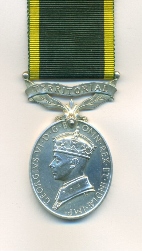 Efficiency Medal, George VI R Issue 1st Type, Territorial. 7602414 ...