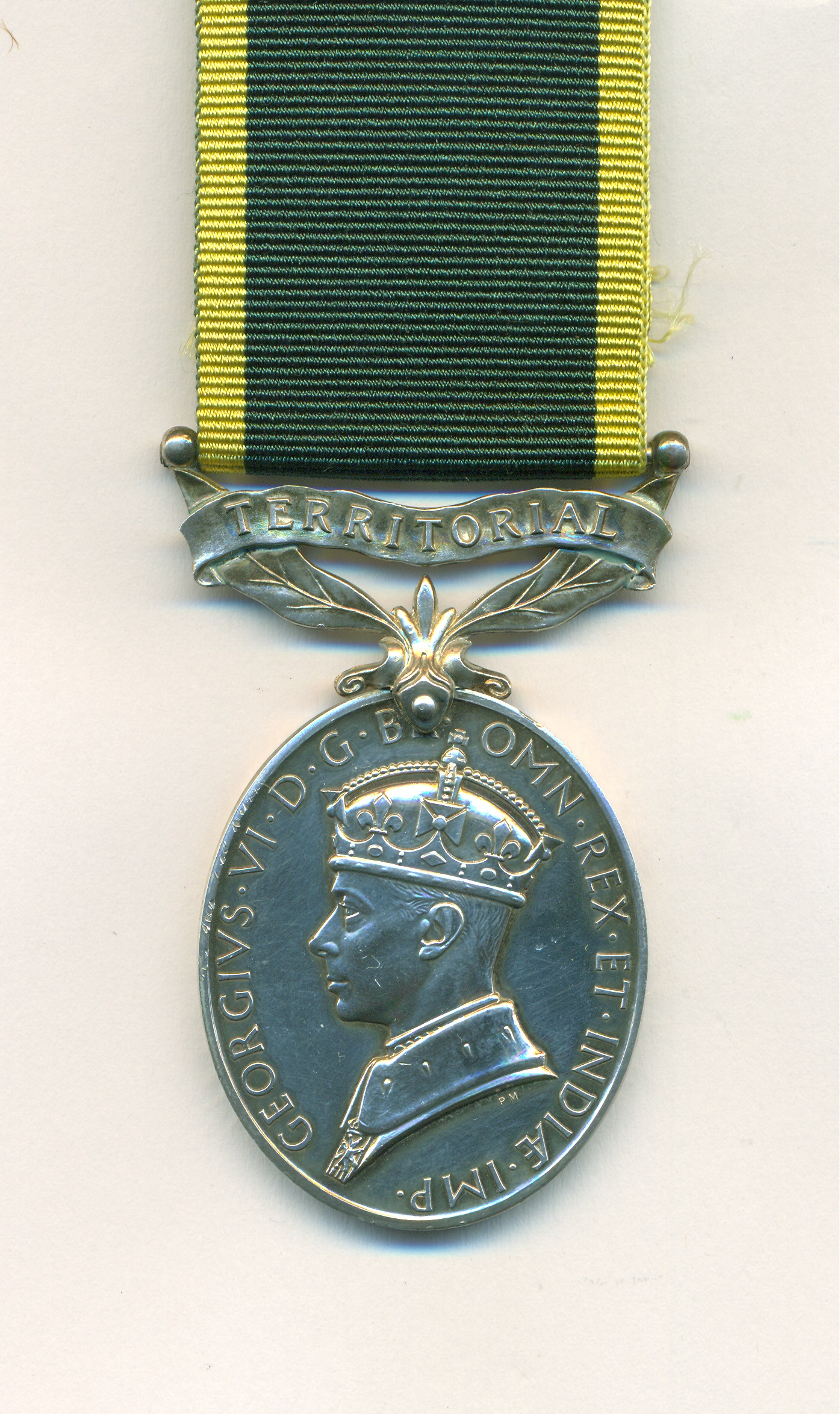 Efficiency Medal, George VI R Issue 1st Type, Territorial. 6207327 ...