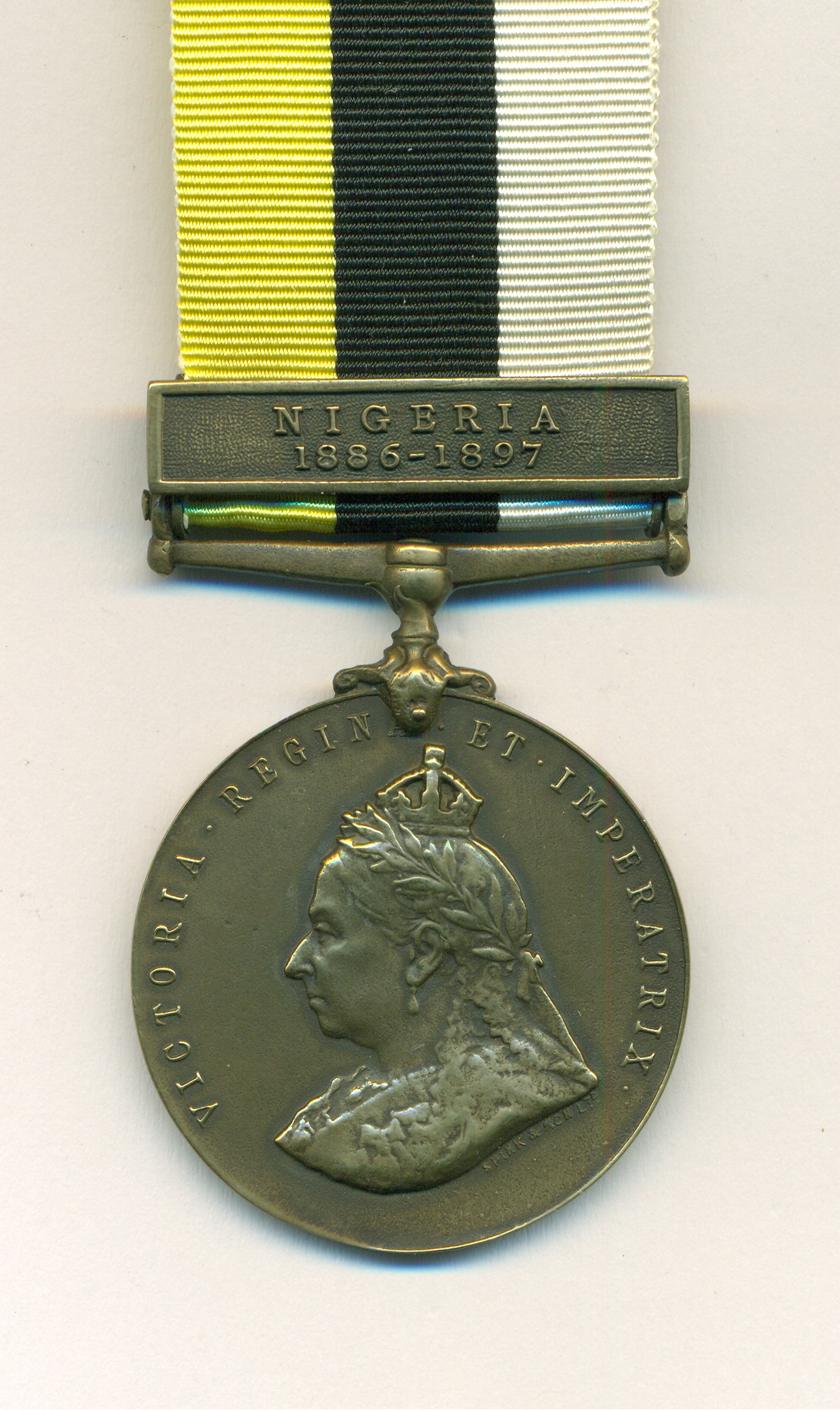 Royal Niger Company’s Copy Medal 1886-1897, 1 clasp: Nigeria 1886-1897 ...