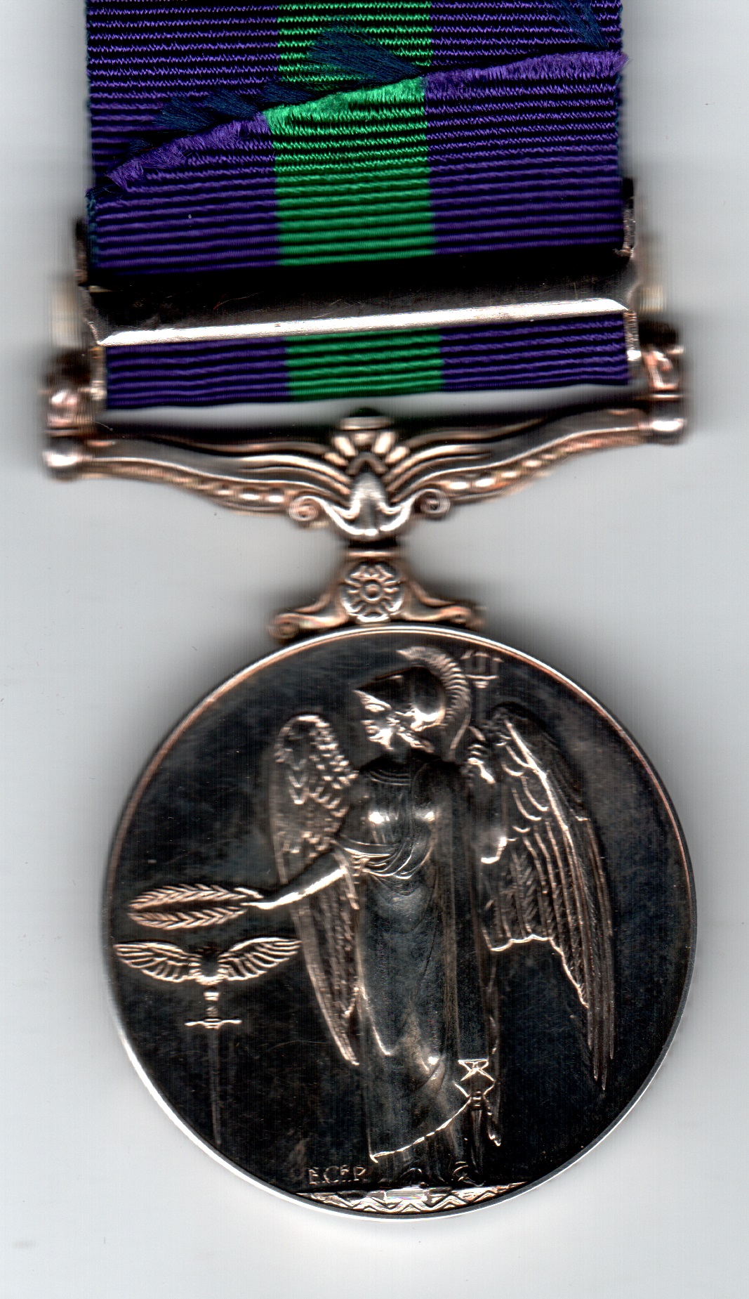 General Service Medal 1918-1962, 1 clasp, Canal Zone, with box of issue ...